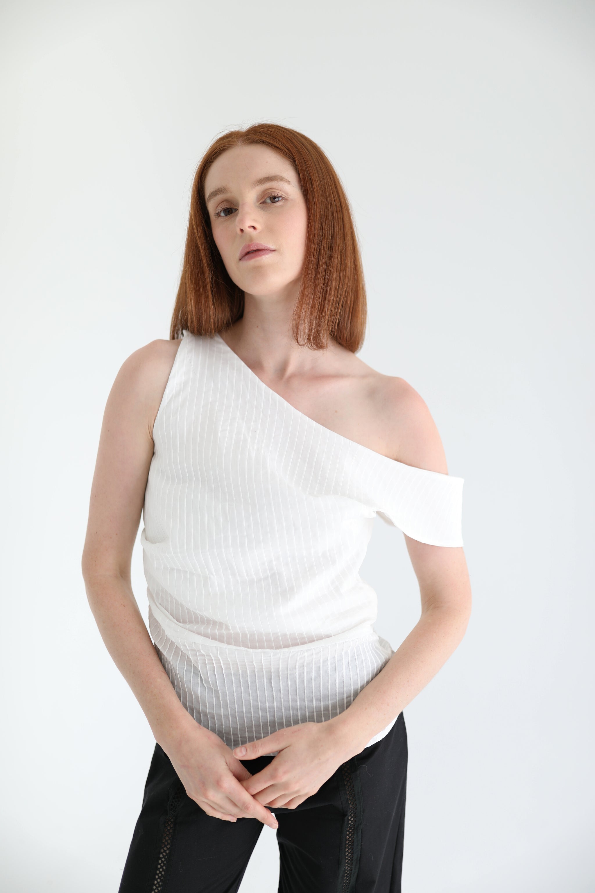 Amare top in White